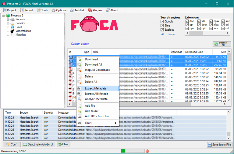 ¿Cómo extraer metadatos con FOCA? | Ayuda Ley Protección Datos